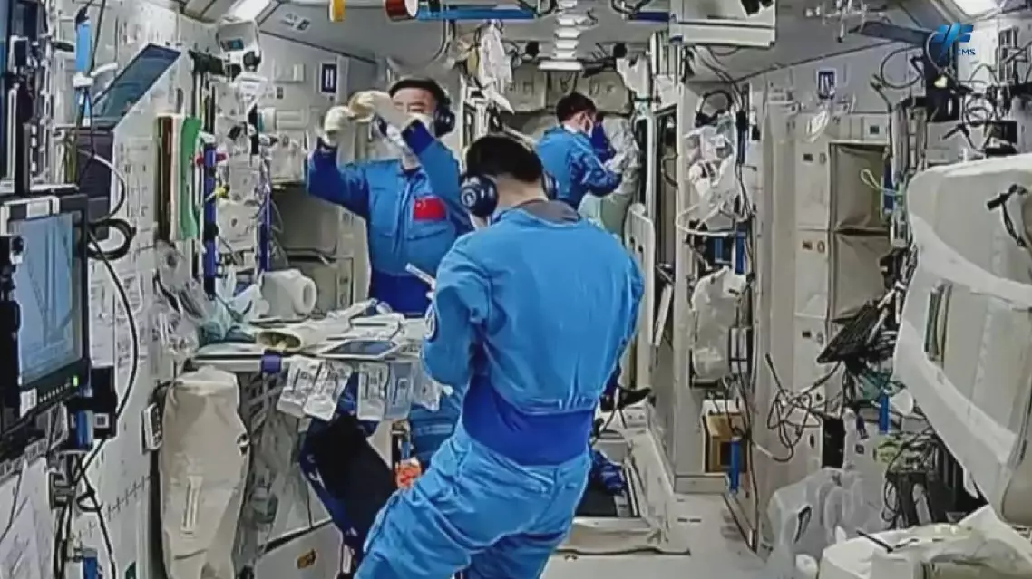 Chinese astronauts conduct science, health experiments aboard Tiangong ...