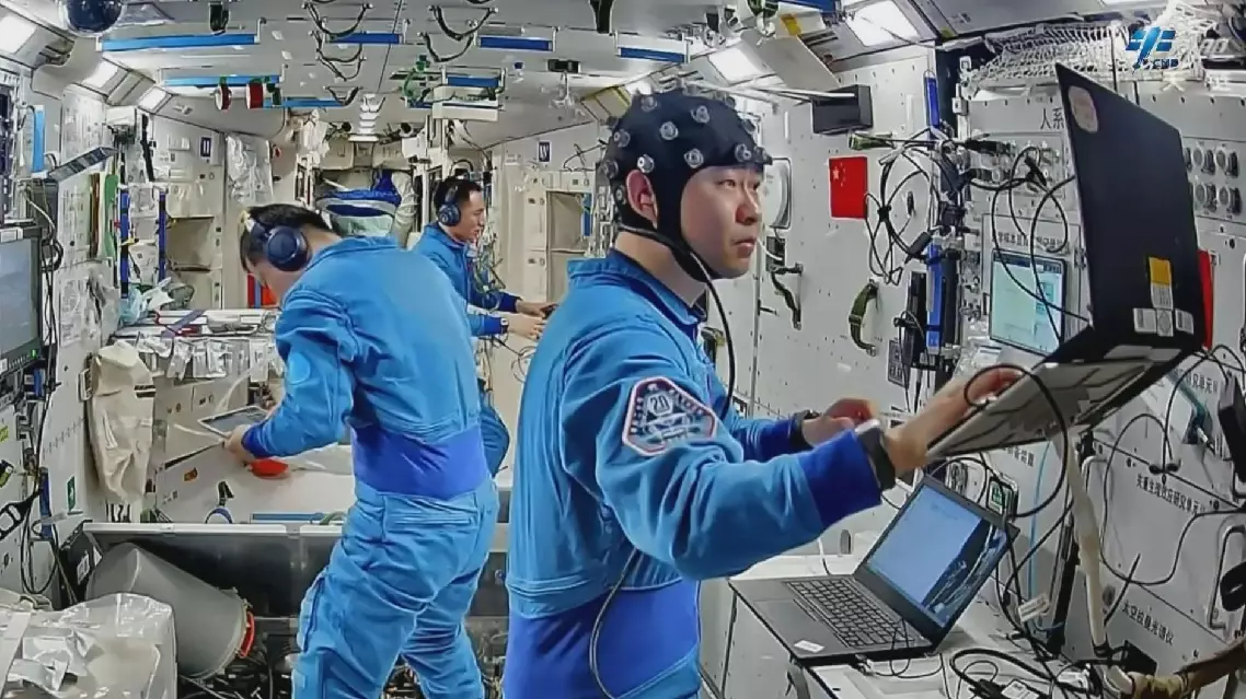 China's Shenzhou-20 crew advances multi-domain research at Tiangong ...