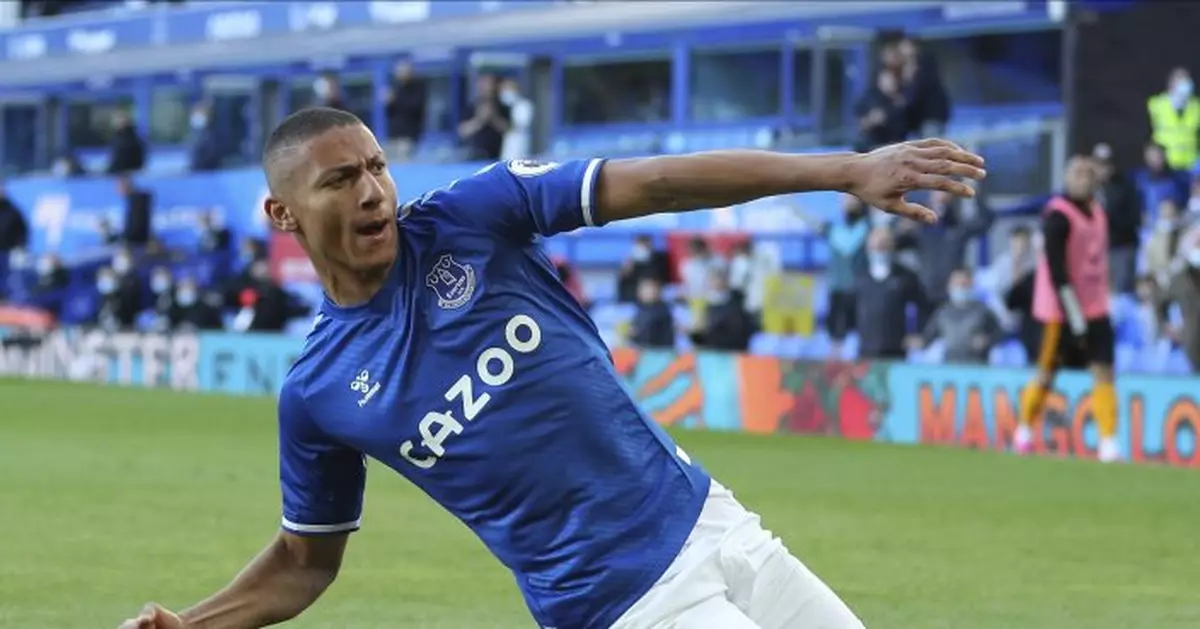 Everton beats Wolves 1-0 to end winless streak at home