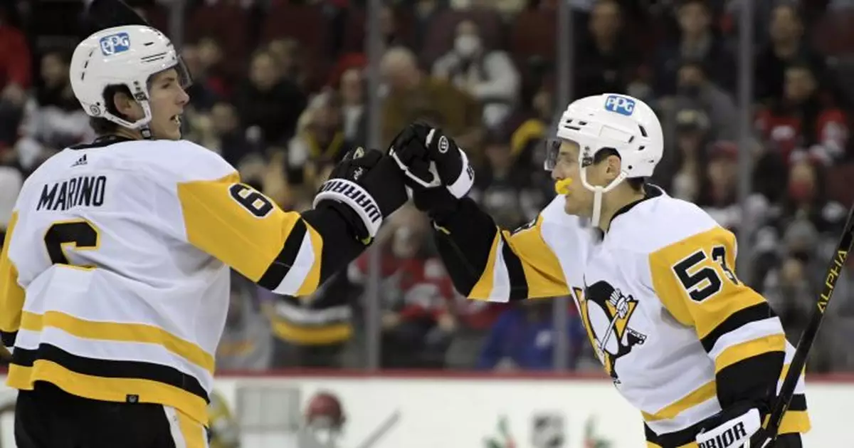 Penguins beat Devils 3-2 for 7th straight victory