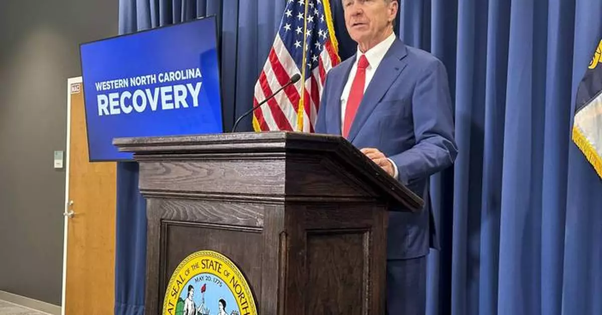 North Carolina's governor approves more than $600 million in Helene recovery funding