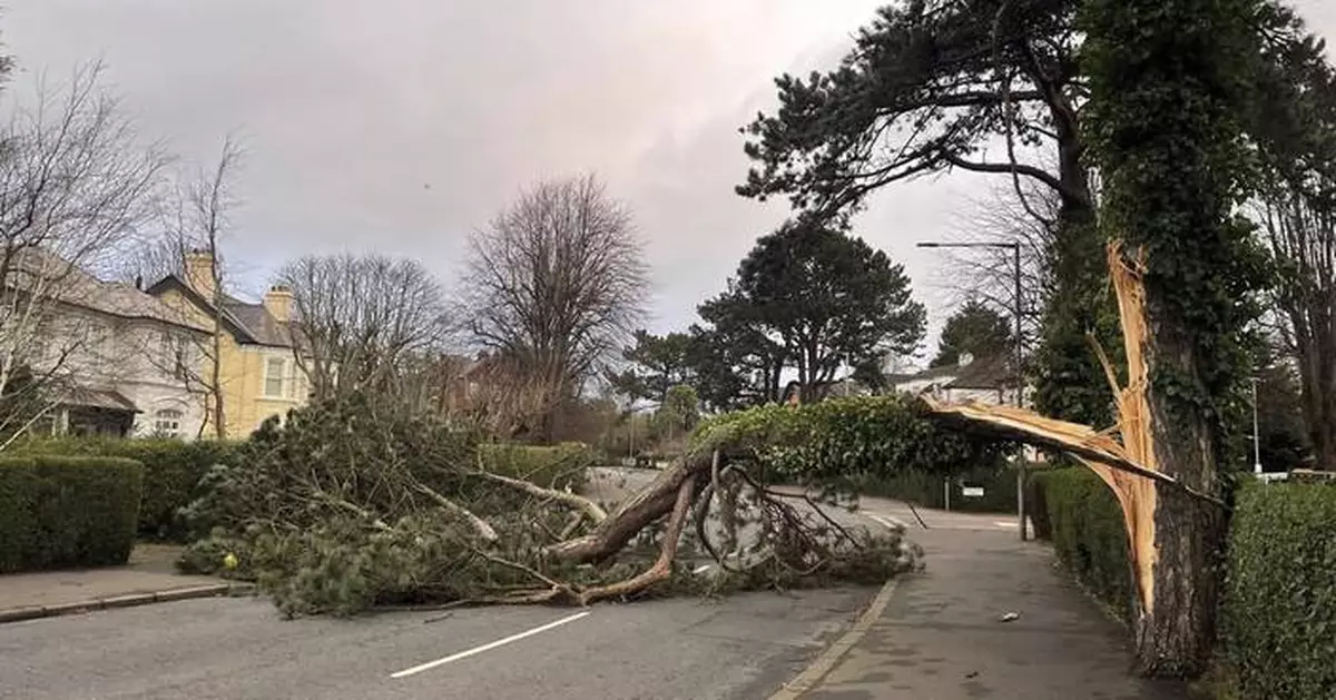 Major storm lashes Ireland and Scotland as hurricane-force winds down ...