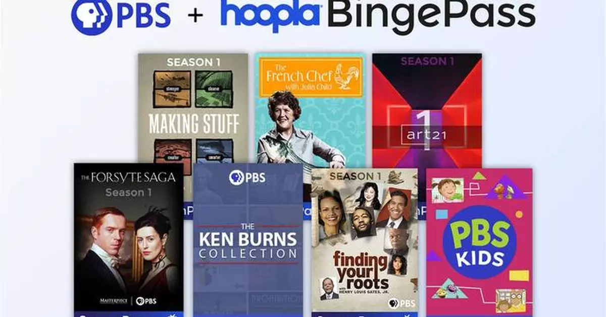 Hoopla Digital Announces Three New BingePasses with PBS Distribution