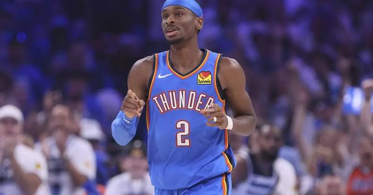Shai Gilgeous-Alexander scores 34 as Thunder top Timberwolves 124-94 to advance to NBA Finals