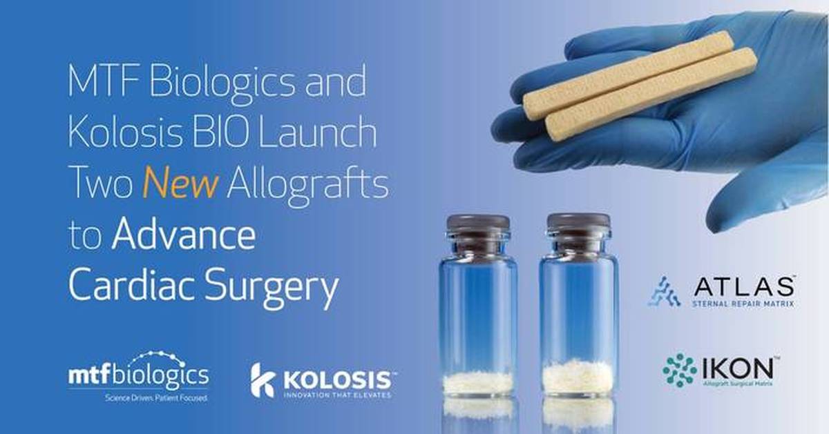 MTF Biologics and Kolosis BIO Launch Two New Allografts to Advance ...