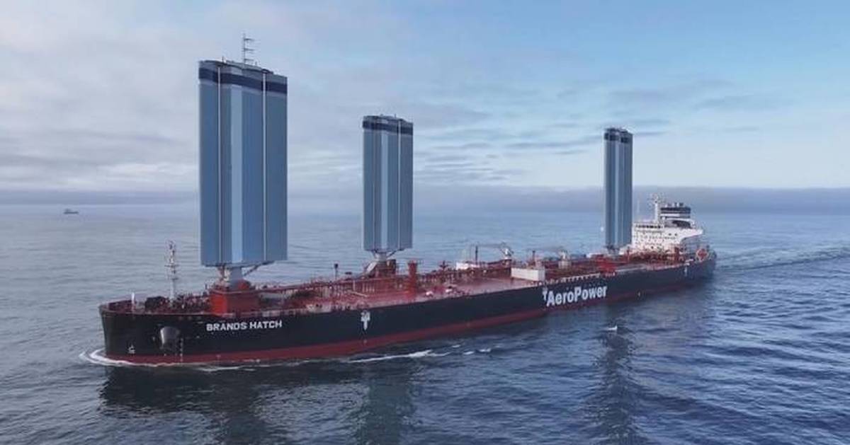World's first wind sail-assisted Aframax tanker officially named