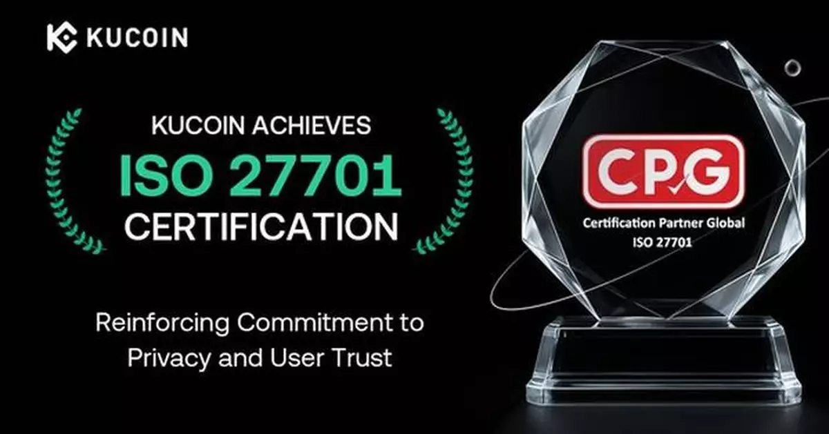KuCoin Achieves ISO 27701 Certification, Reinforcing Commitment to Privacy and User Trust
