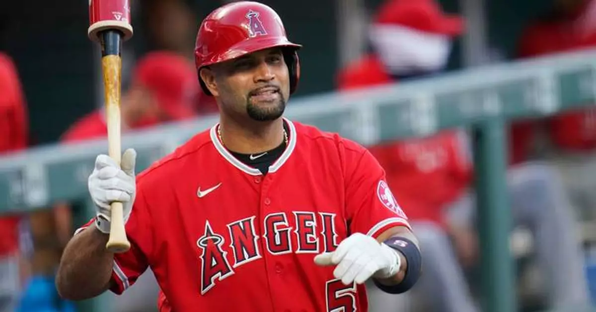 Albert Pujols has met with the Angels about their managerial opening ...