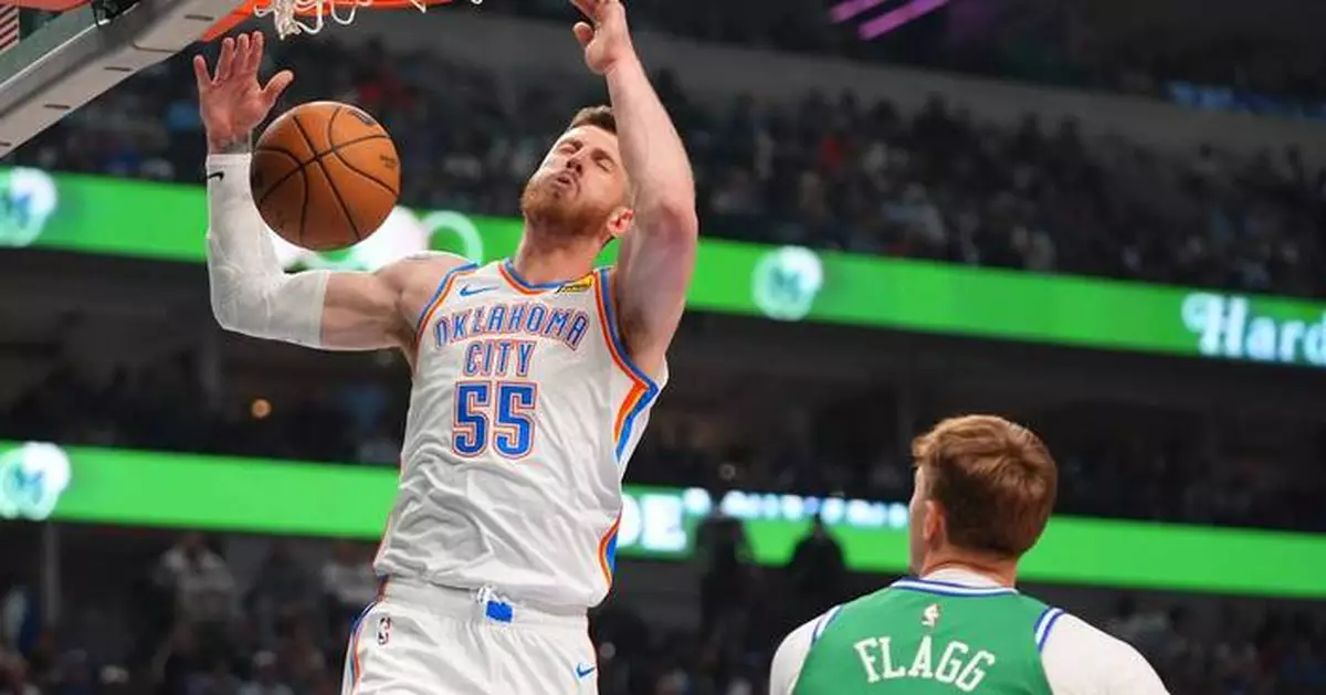 Thunder withstand furious Mavericks rally to win 101-94, improving to 4-0