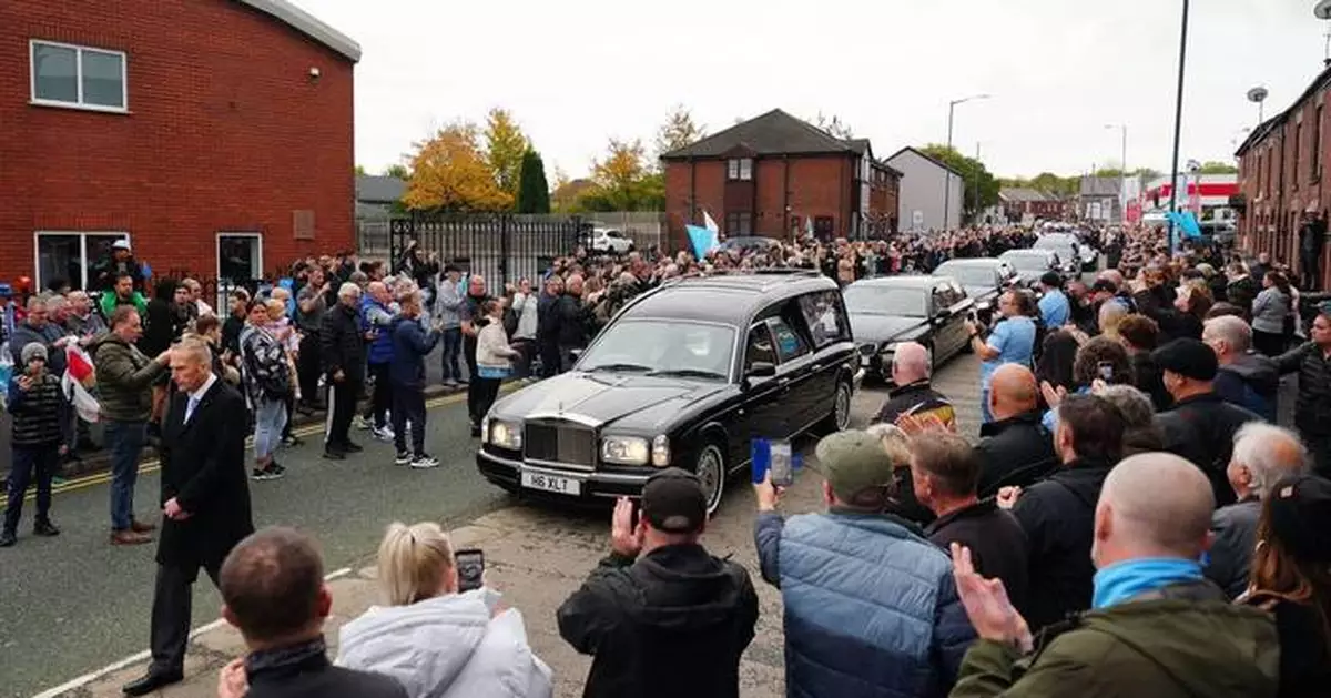 Manchester is saying its last goodbye to boxing icon Ricky Hatton