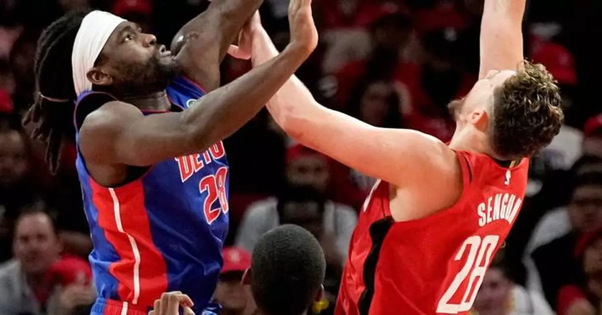 Cunningham's late free throws help Pistons beat Rockets 115-111