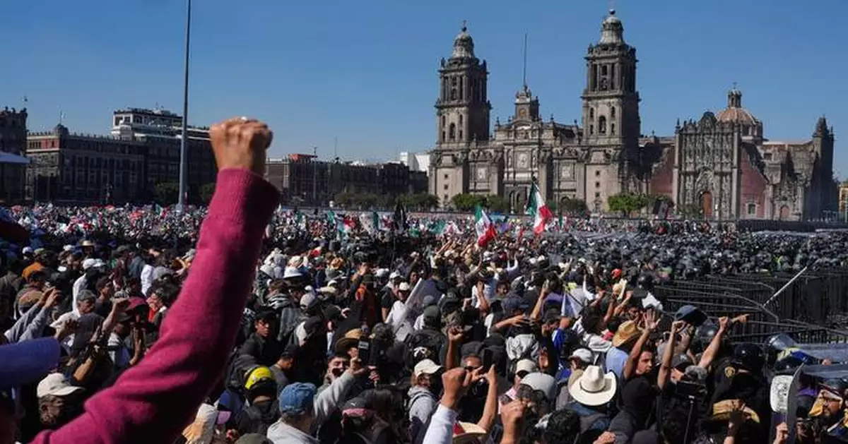 Protest inspired by 'Gen Z' movement draws few young people in Mexico ...