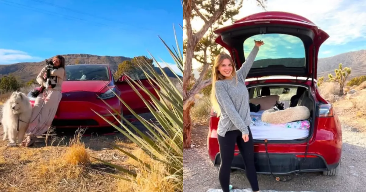 辭職帶寵物住特斯拉開啟「遊牧生活」逾2年 加女月慳1.5萬開支