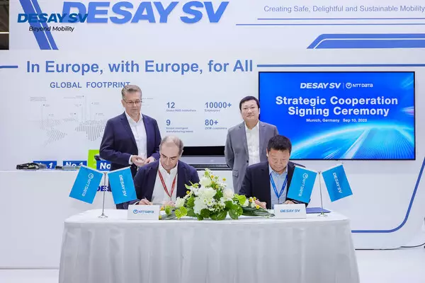 Desay SV and NTT DATA create next-generation SDV platform