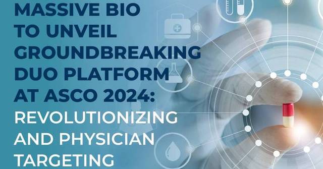 Massive Bio to Unveil Drug Utilization Optimizer (DUO) at ASCO Annual Meeting 2024