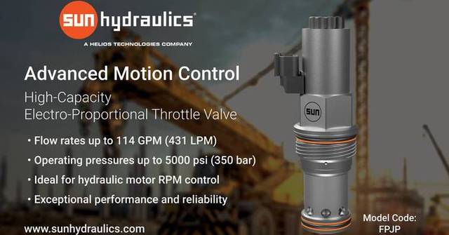 Helios Technologies Releases High Capacity, Electro-Proportional Flow ...