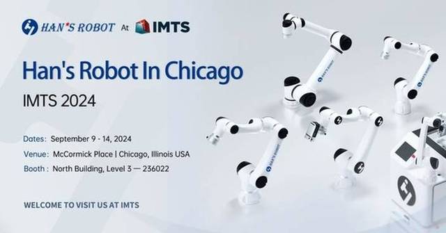 Han's Robot to Showcase Advanced Collaborative Robots at IMTS 2024