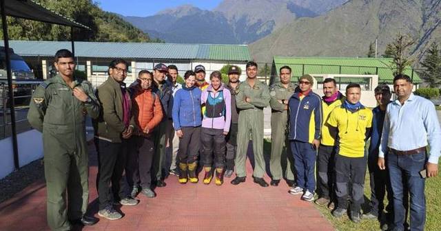 American and British climbers who lost tent and gear on Indian ...