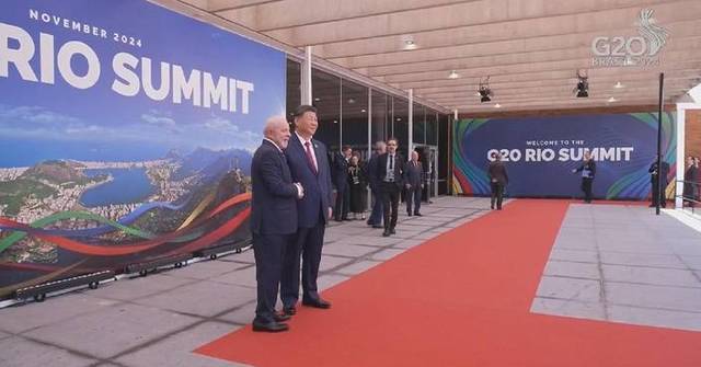 Xi arrives at meeting venue for 19th G20 Summit in Rio de Janeiro