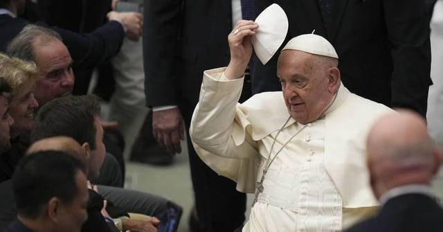 Pope has a cold and will skip outdoor Sunday prayer ahead of a busy week