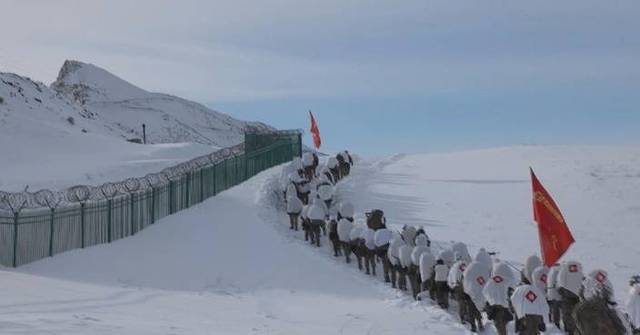 PLA soldiers brave harsh winter conditions for adaptive training in ...