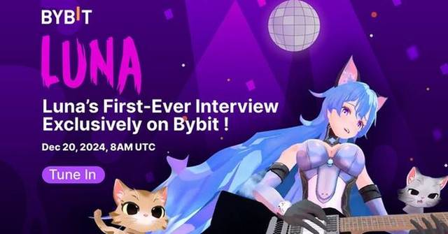 Bybit Lists LUNAI as AI Influencer Luna Makes Her Web3 Livestream Debut