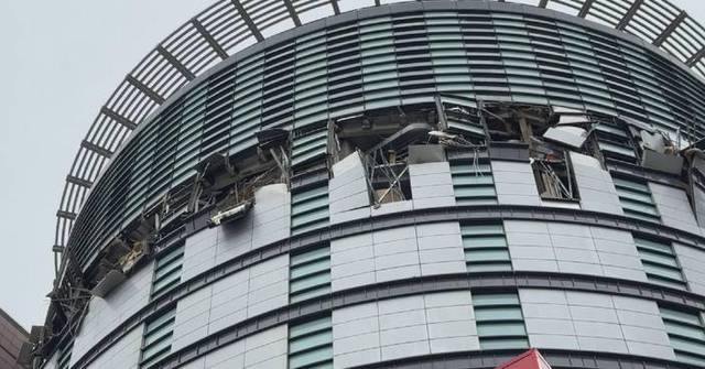 Explosion site at Taiwan department store cleaned up