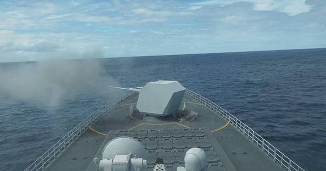 Chinese navy formation holds combat exercises in Pacific