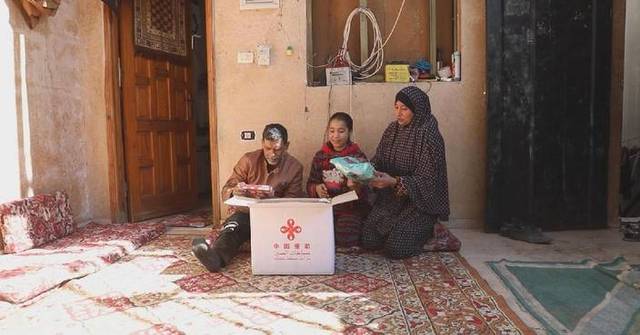 Chinese humanitarian aid reach Palestinians in Gaza