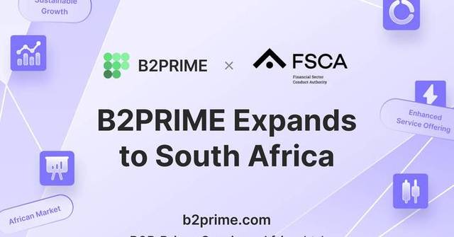 B2PRIME Group Secures Financial Services Provider Licence from FSCA in South Africa