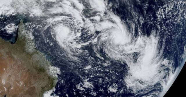 Three tropical cyclones are swirling in the South Pacific