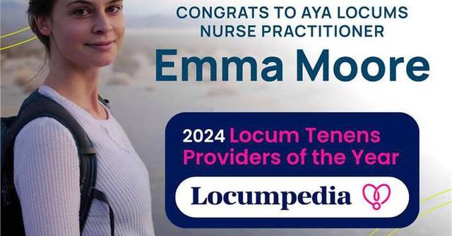 Aya Locums’ Nurse Practitioner Named “2024 Locum Tenens Providers of ...
