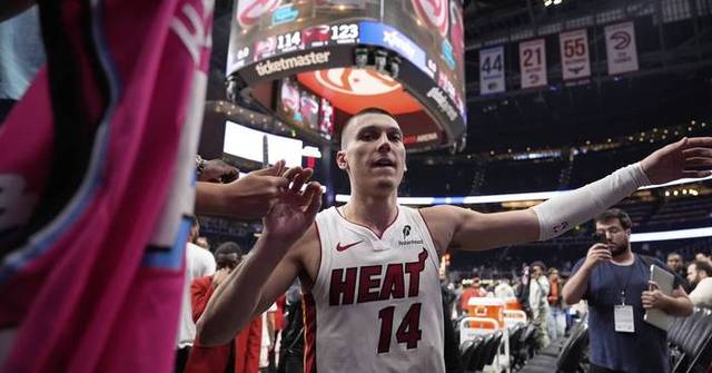 Herro scores 30 points to lead Heat past Hawks 123-114 in OT in play-in ...