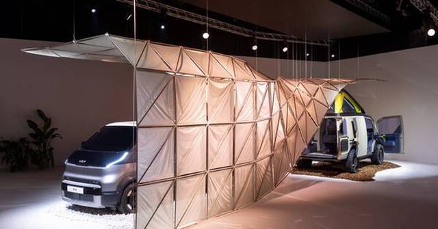 Kia 'Transcend Journey' design installation showcases Kia PV5, PV5 ...