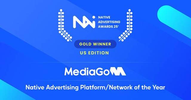 MediaGo Wins Gold for Native Advertising Platform/Network of the Year at 2025 US Native ...