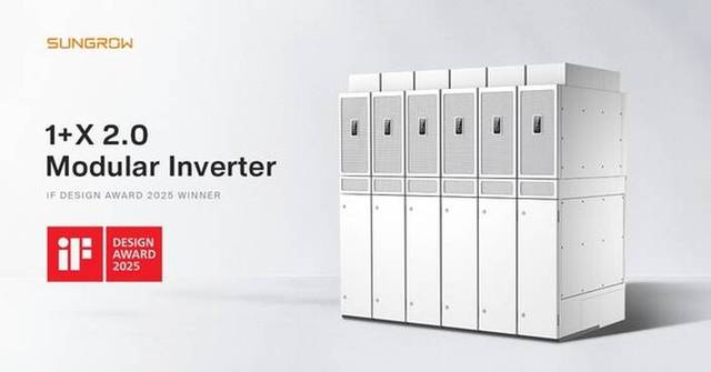 Sungrow Wins the iF Design Award 2025 for Its All-New 1+X 2.0 Modular ...