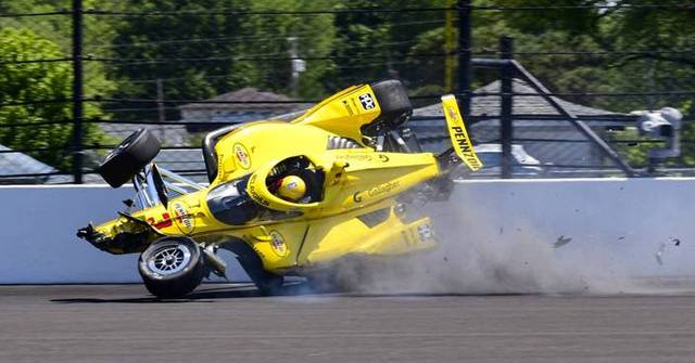 Scott McLaughlin destroys car in huge crash ahead of Indianapolis 500 ...