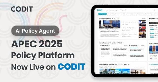 CODIT Launches 'APEC 2025' Policy Monitoring Platform