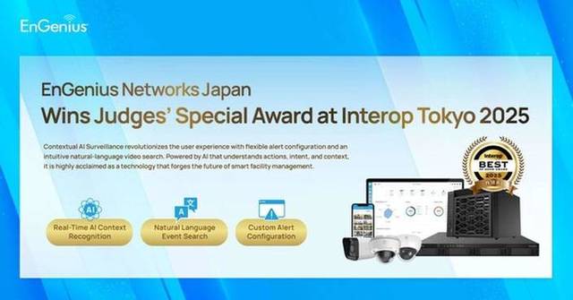 EnGenius Networks Japan Wins Judges' Special Award at Interop Tokyo 2025