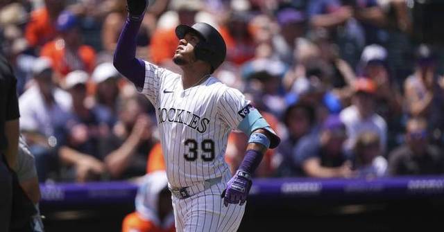 Estrada hits 2-run homer, drives in 4 in Rockies' 7-6 victory over Astros