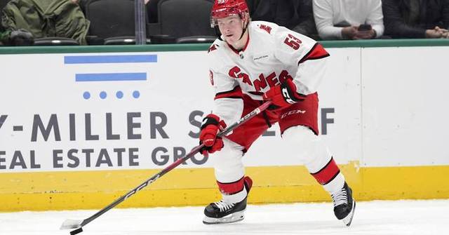 Hurricanes forward Jackson Blake signs 8-year, $45 million contract ...