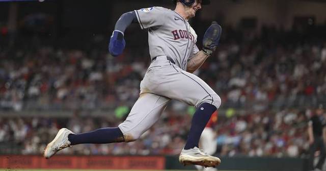 Zach Cole's stunning debut: Leaping catch, two-run homer spark Astros ...