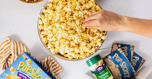 Icons Collide: Kraft Grated Parmesan Cheese and Pop Secret Popcorn ...