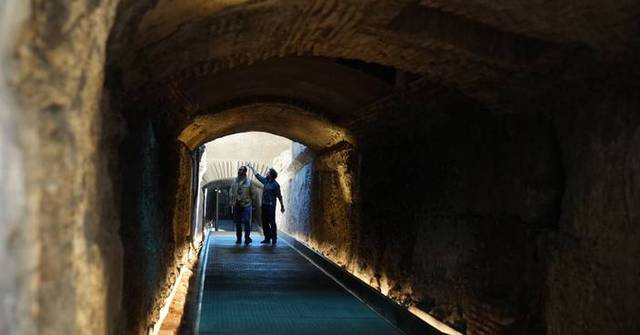 Once-secret Emperor Commodus' passage to Rome Colosseum opens to public ...