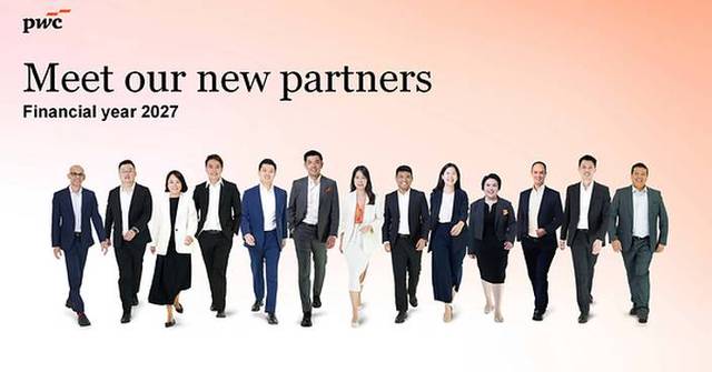 PwC Singapore welcomes 13 new partners--majority of which work with AI ...