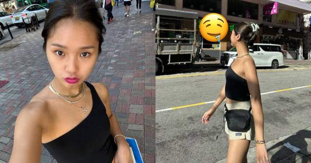 MIMI驚喜現身香港街頭 背景人氣米線店超搶鏡