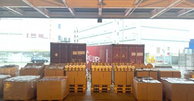 海關於遠洋船檢獲懷疑走私電子零件及電子廢料 市值約8千萬元